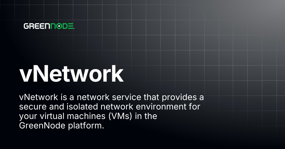vNetwork | VNG Cloud docs