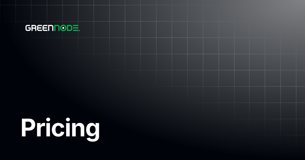 Pricing | VNG Cloud docs